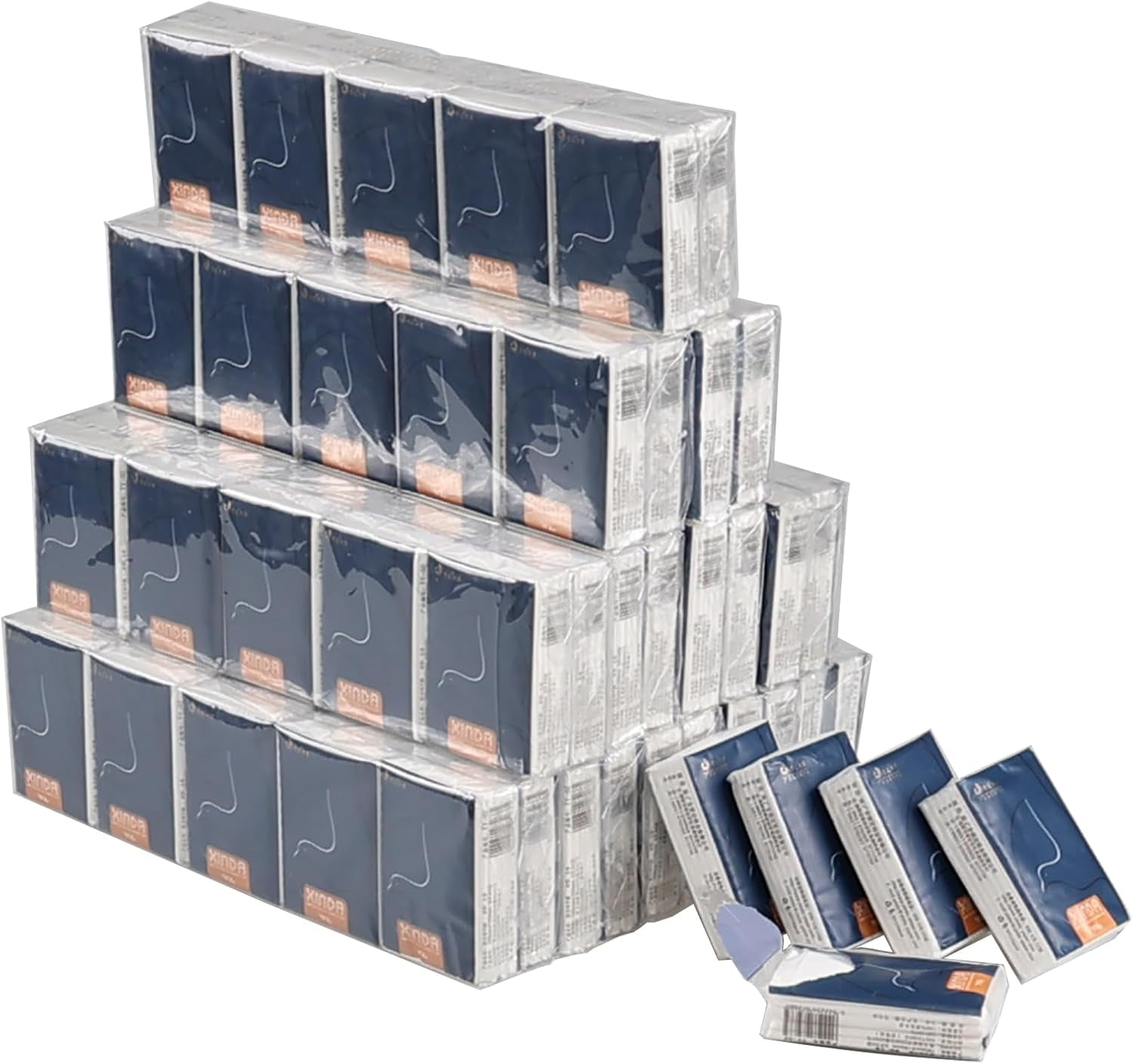 480-Pack Mini Travel Facial Tissues Pocket Pack, 4-Ply Facial Tissue ...