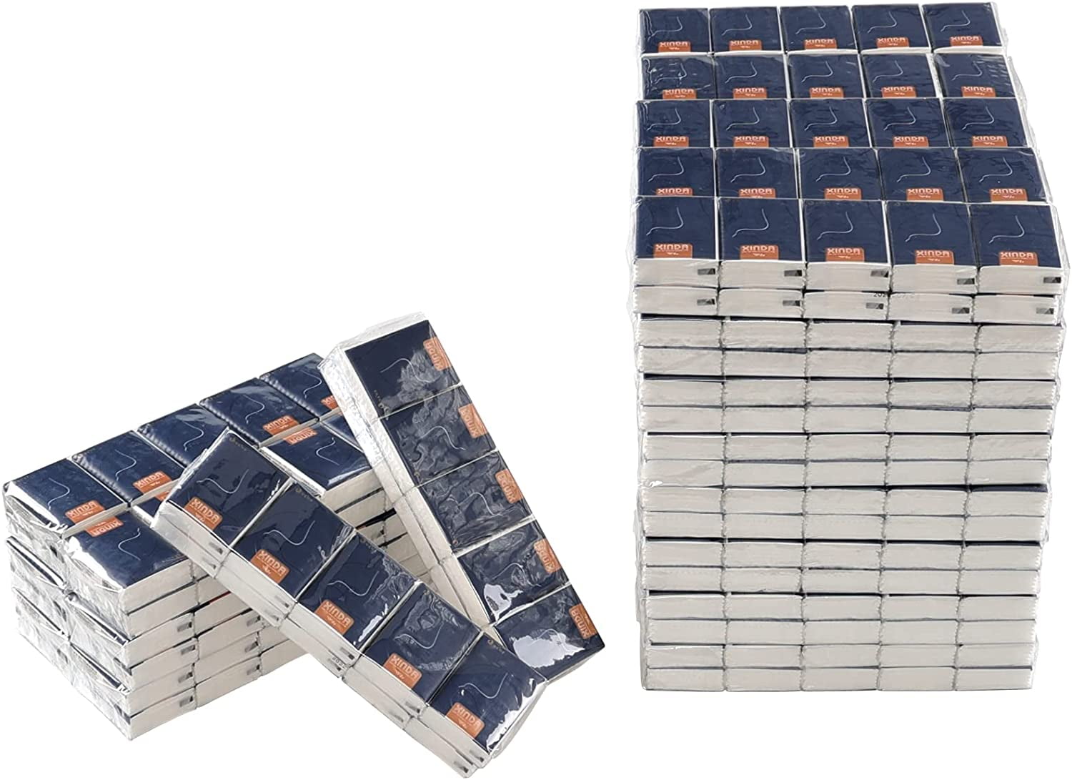 480-Pack Multi-fold Mini Pocket Packs Facial Tissues, White Unscented 4 ...