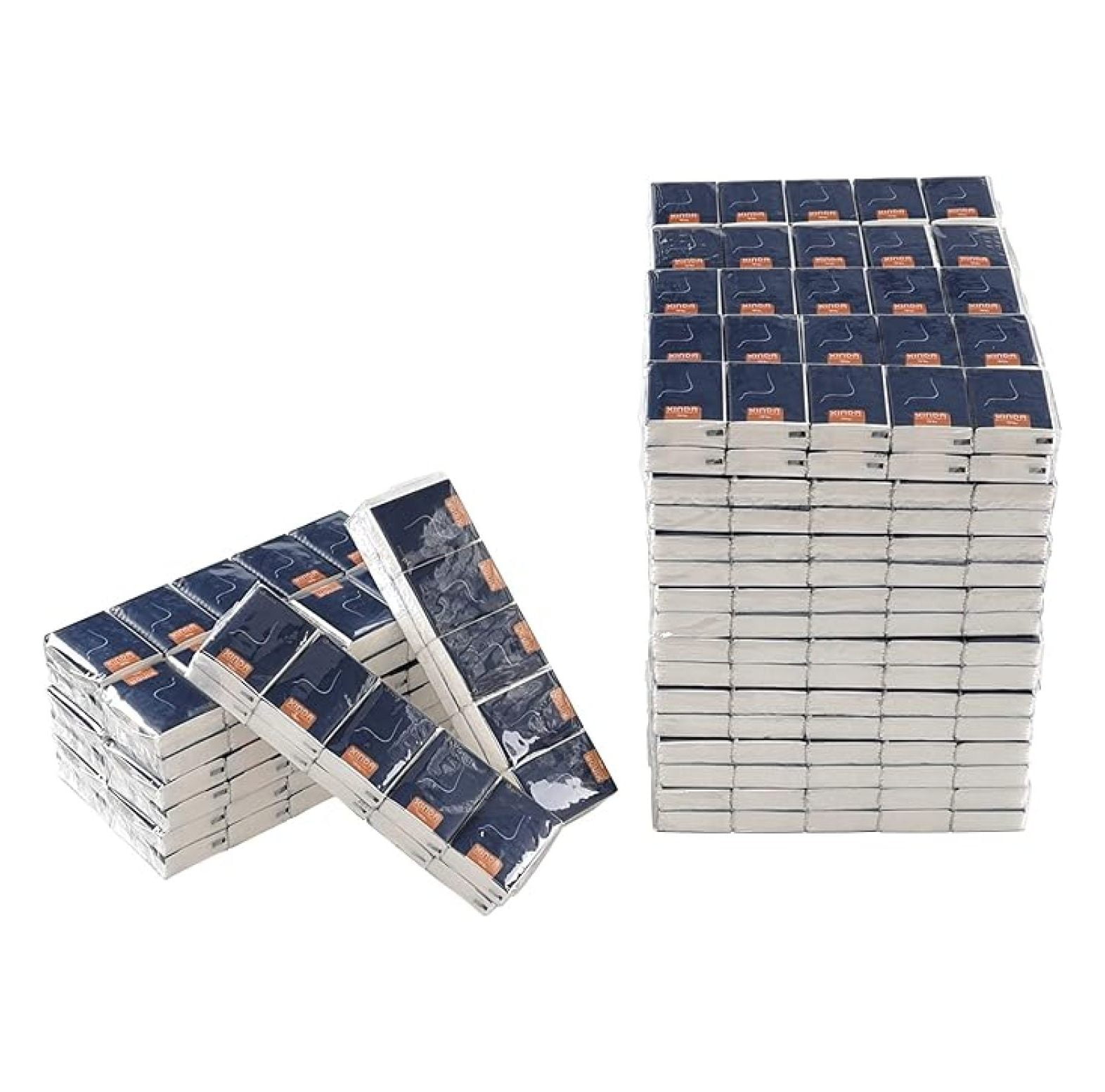 480-Pack Multi-fold Mini Pocket Packs Facial Tissues, White Unscented 4 ...