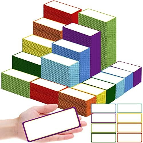 480 Pcs Magnetic Dry Erase Labels Reusable Name Tag Writable Stickers ...