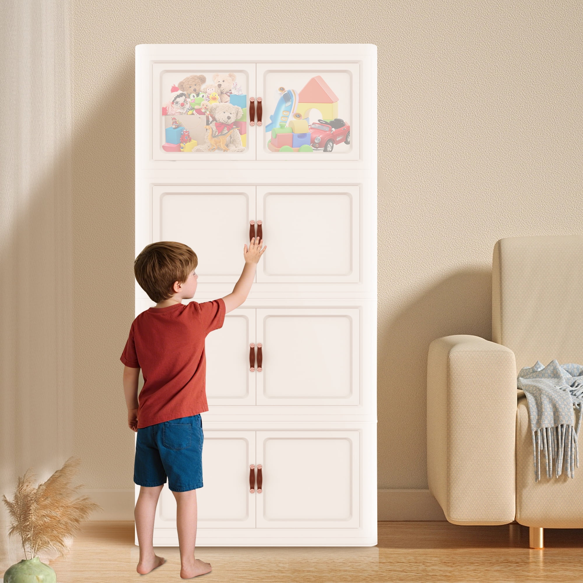 480 Qt (4 Pack) Heavy Duty Stackable Storage Bins with Secure Lids ...