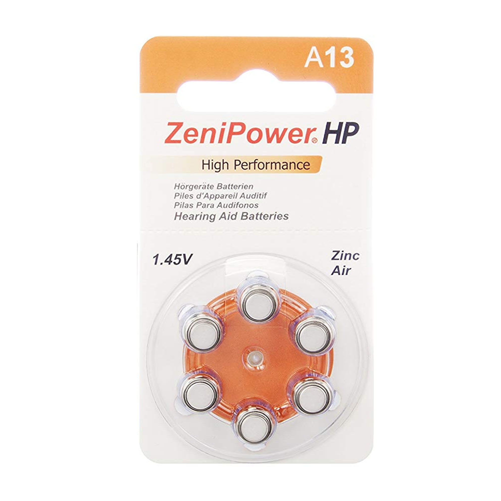 480-pack Size 13 ZeniPower Hearing Aid Batteries - Walmart.com