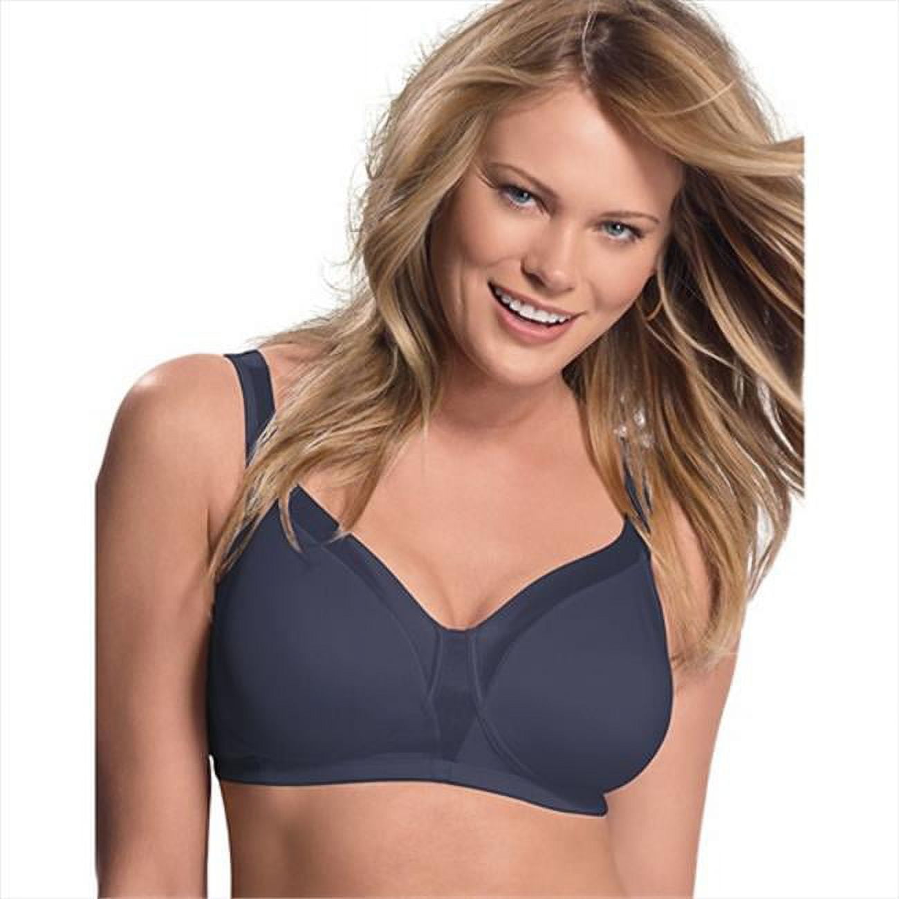 4803 18 Hour Sensationally Sleek Wirefree Bra Size 42B - Private Jet Grey - Walmart.com