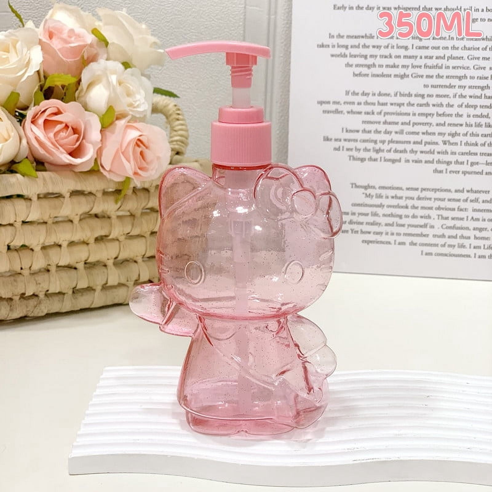 480ML Hello Kitty My Melody Spray Bottle Anime Sanrios Garden Water ...