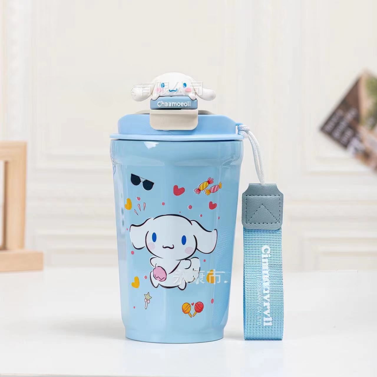 480ML Kuromi KT Cinnamoroll new insulated cup water cup high appearance level coffee cup ...