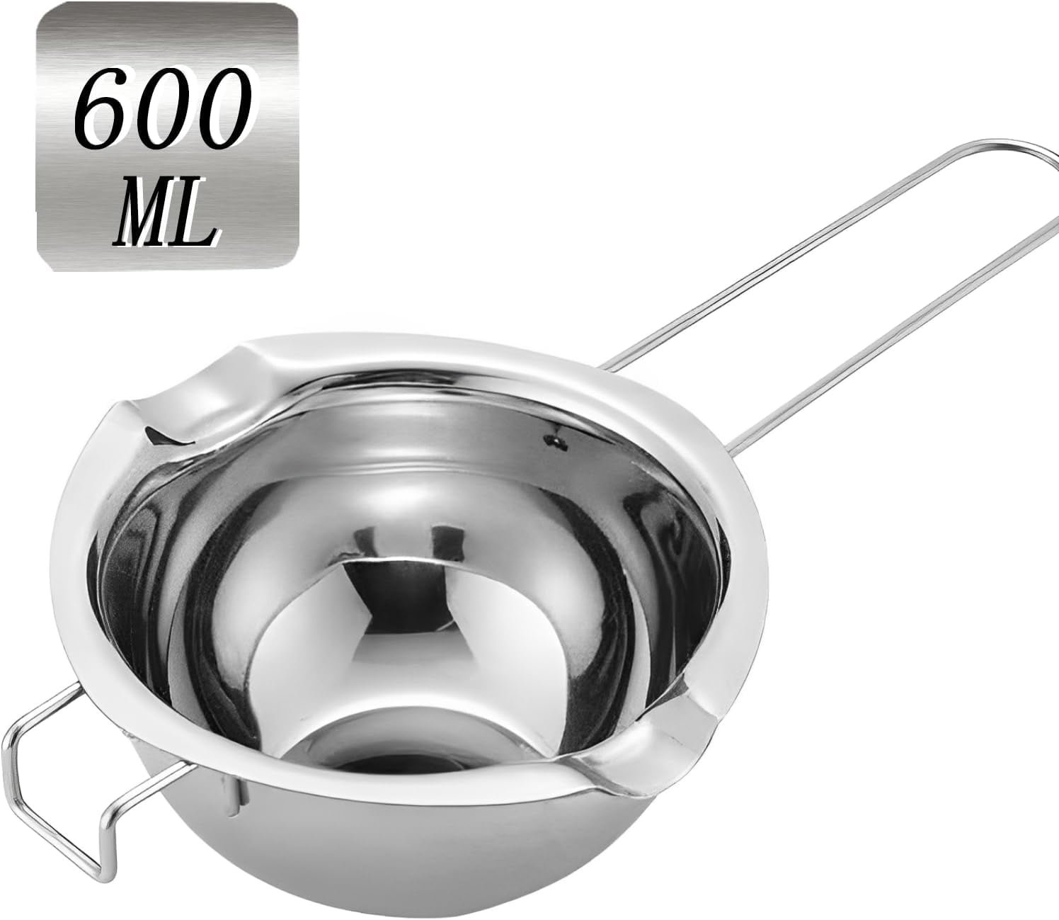 480ML Stainless Steel Double Boiler Universal Melting Pot for Melting Chocolate, Candy, Candle ...