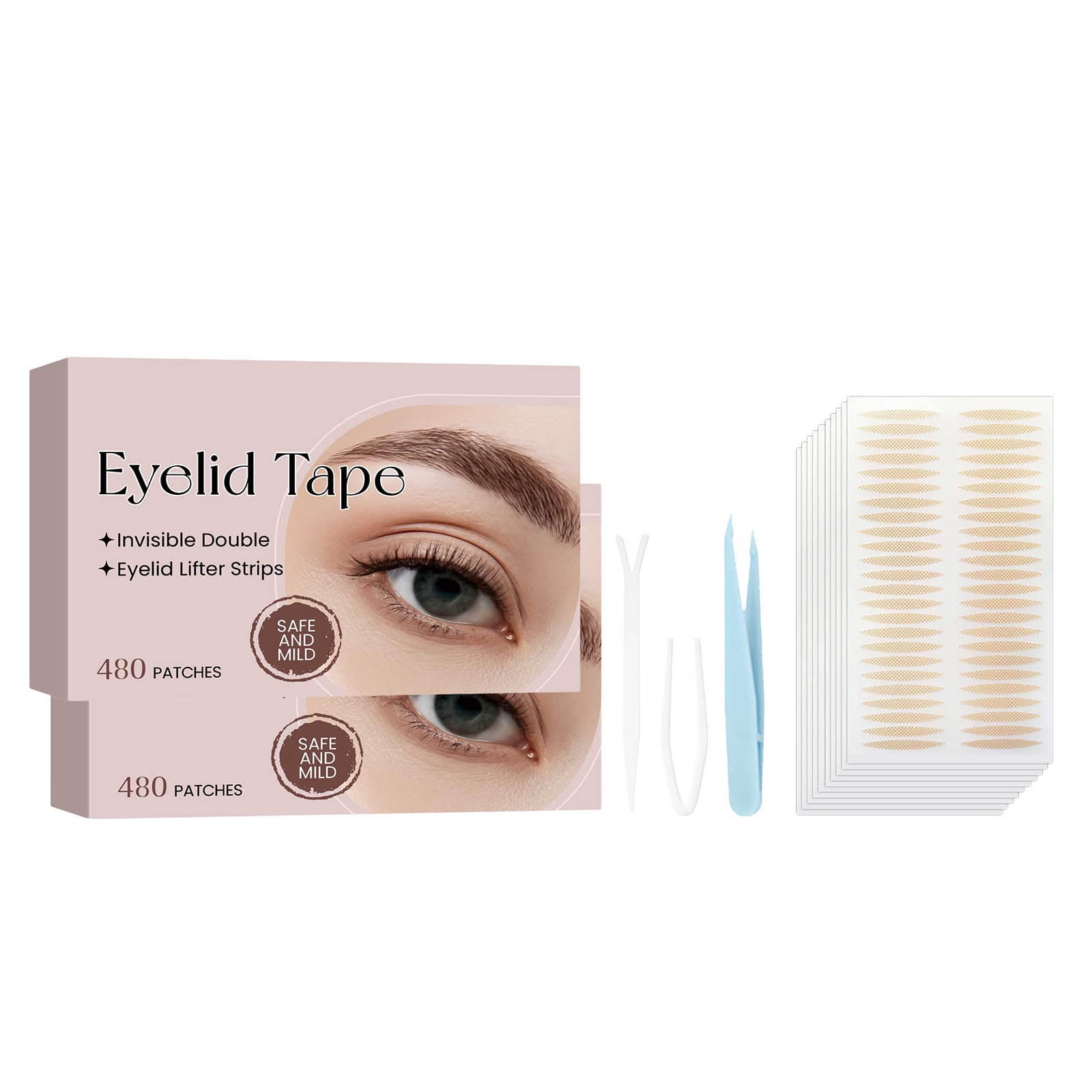 480PCS Eyelid Tape - Eyelid Lifter Strips - Eyelid Tape for Hooded Eyes ...