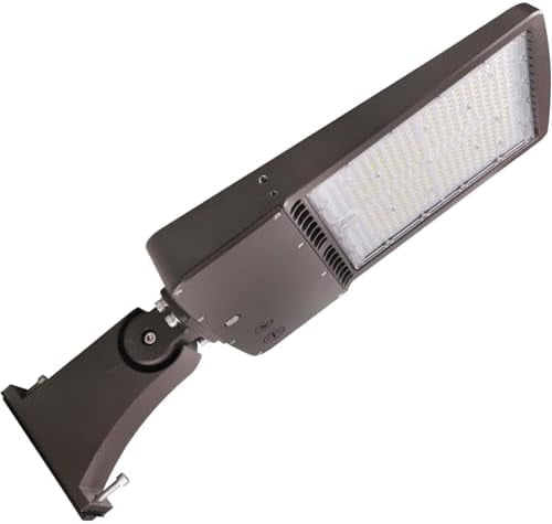 480V 300W LED Parking Lot Light, 5000K 42000LM [Eqv. 1000W HPS] LED Shoebox Light with Direct ...