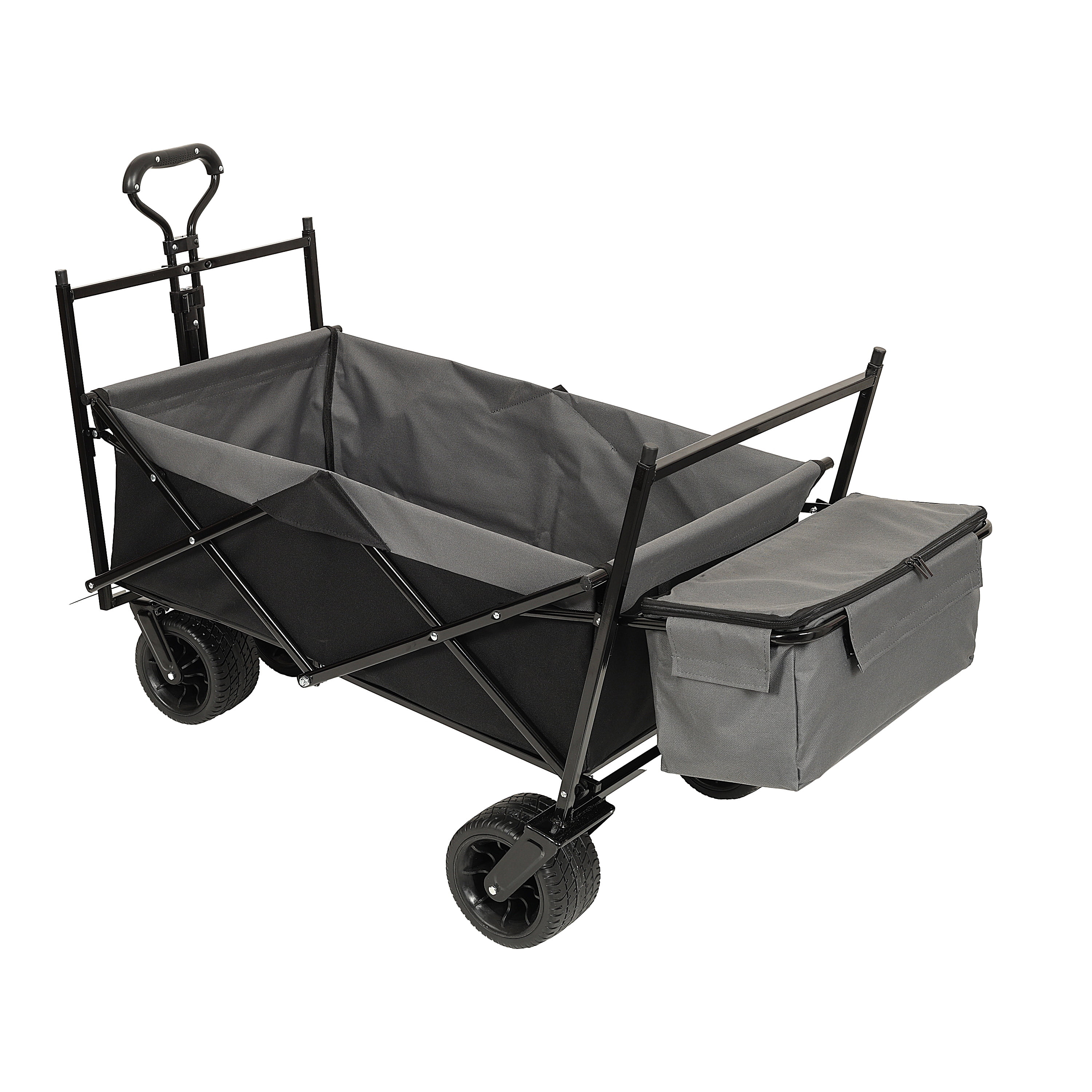 480lbs Heavy Duty Folding Wagon Cart with Removable Canopy & Mosquito ...