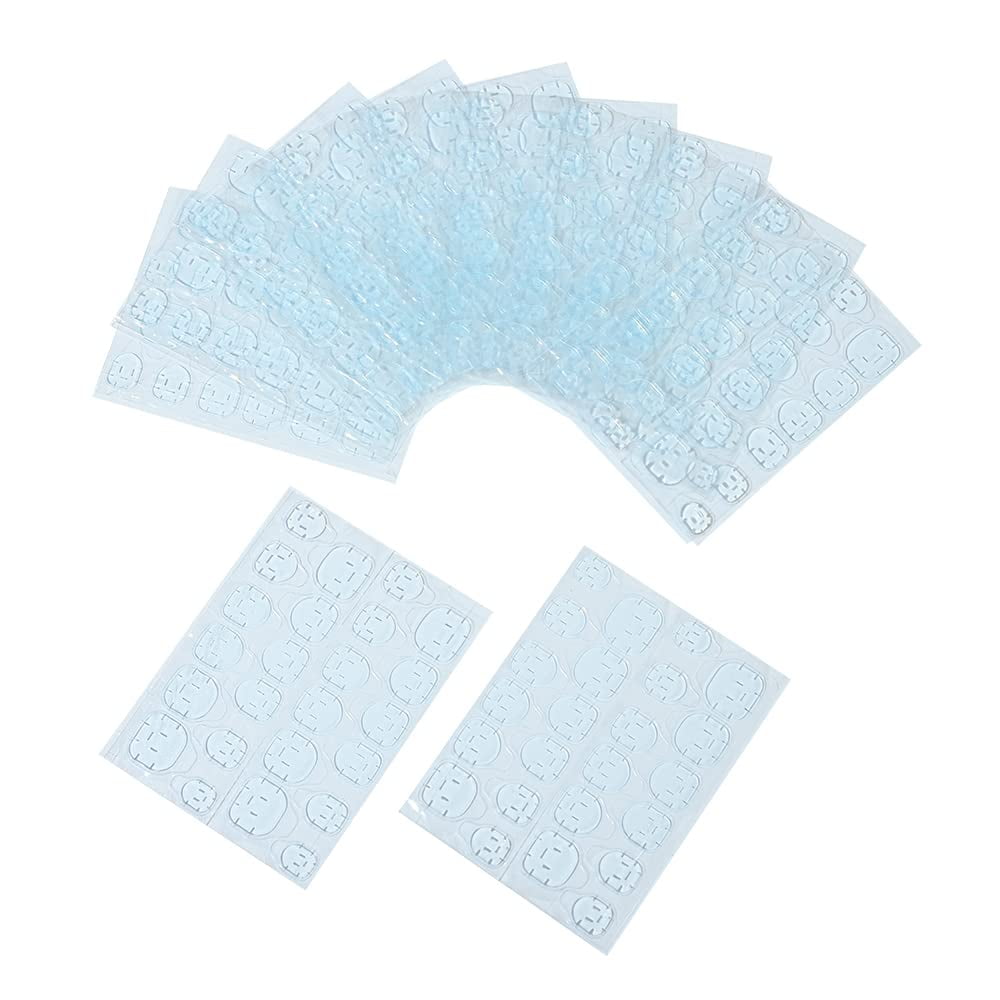 480pcs (20 Sheets) Adhesive Tabs Waterproof Breathable Glue Tabs Double ...