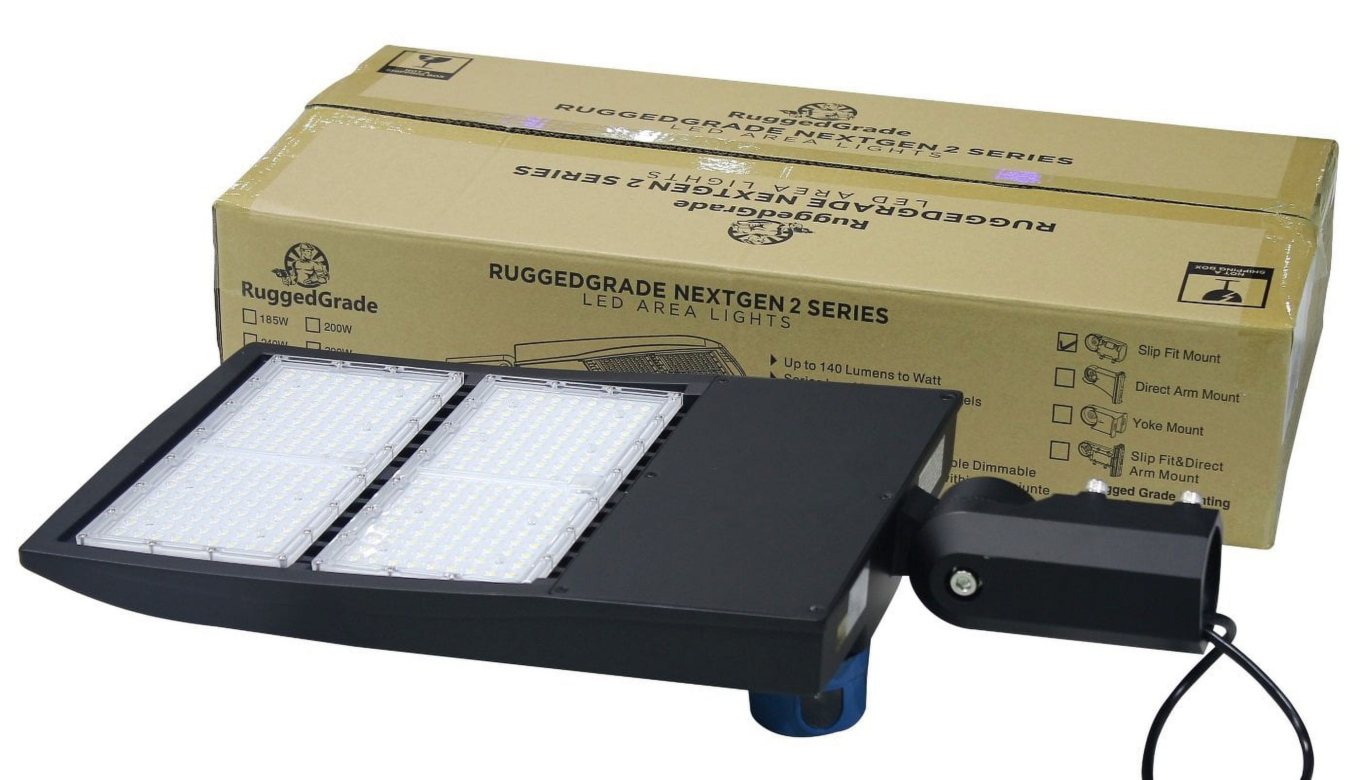 480v Parking Lot Light- 40,000 Lumen - 300 watt - WITH PHOTOCELL - High ...