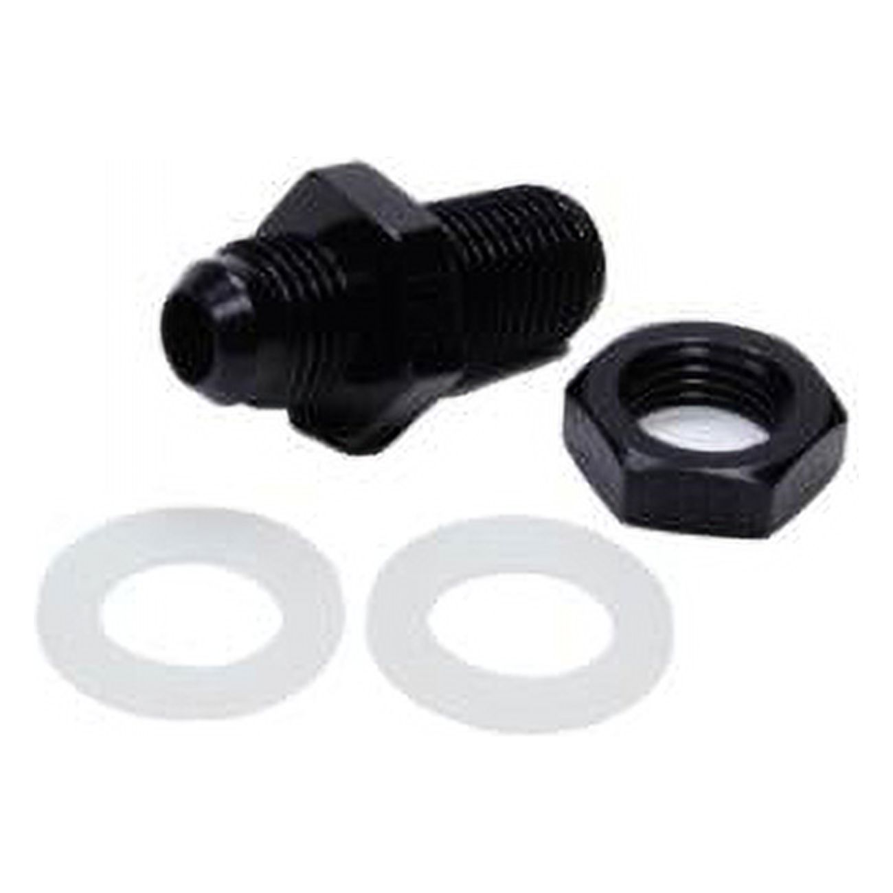 483106-BL Fuel Cell Bulkhead Fitting with Washers & Nut, -6 AN ...