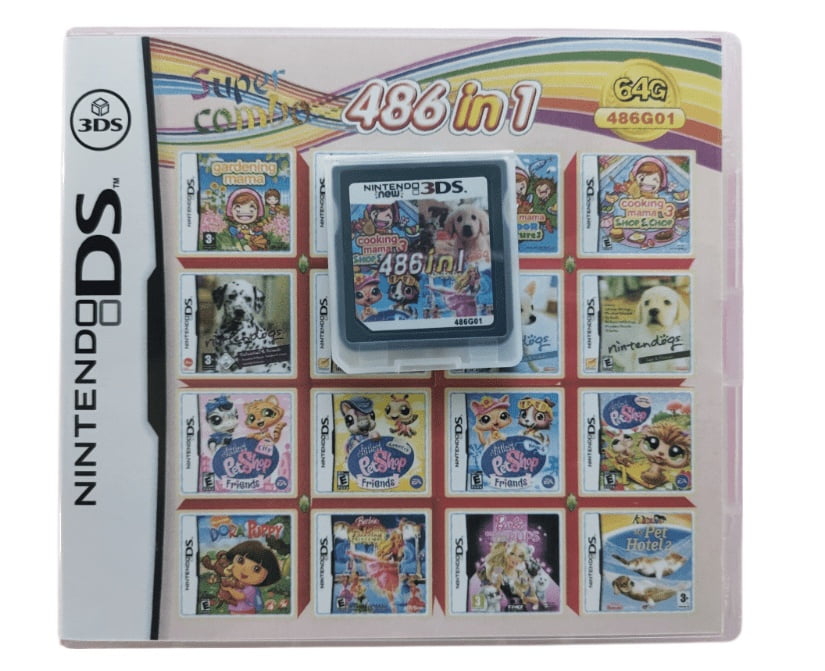 486 In1 Nintendo Ds Girl Games NDS NDSL NDSi 3DS 2DS Multi cartridge ...