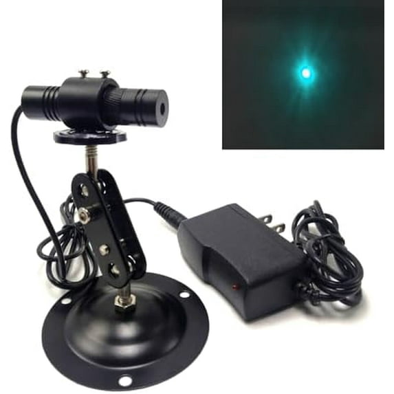 488M-60 Focusable 488nm Cyan-Blue Dot Beam Light Laser Diode Module 5V ...