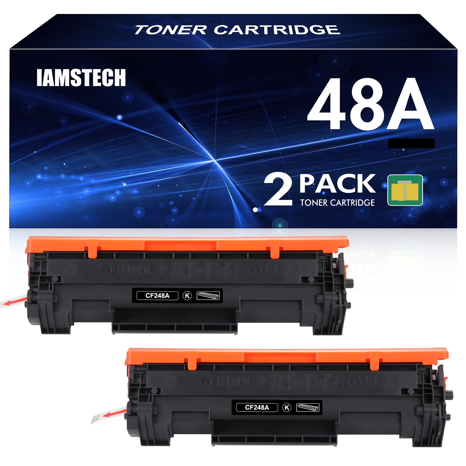 IAMSTECH Compatible HP 48A CF248A Toner for Laserjet Pro M15w-M30w ...