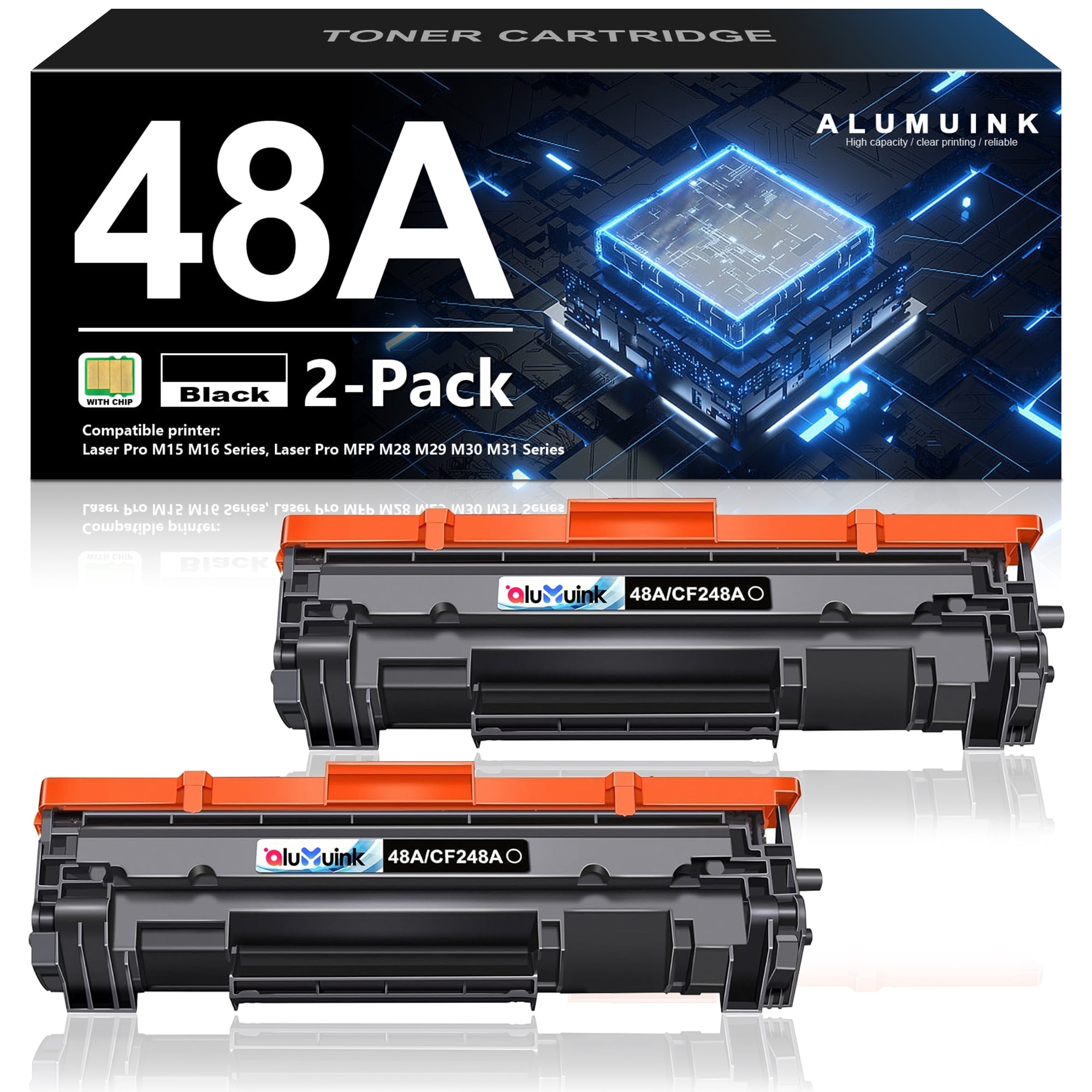 48A Toner Compatible for HP 48A Toner Cartridge for HP LaserJet Pro ...