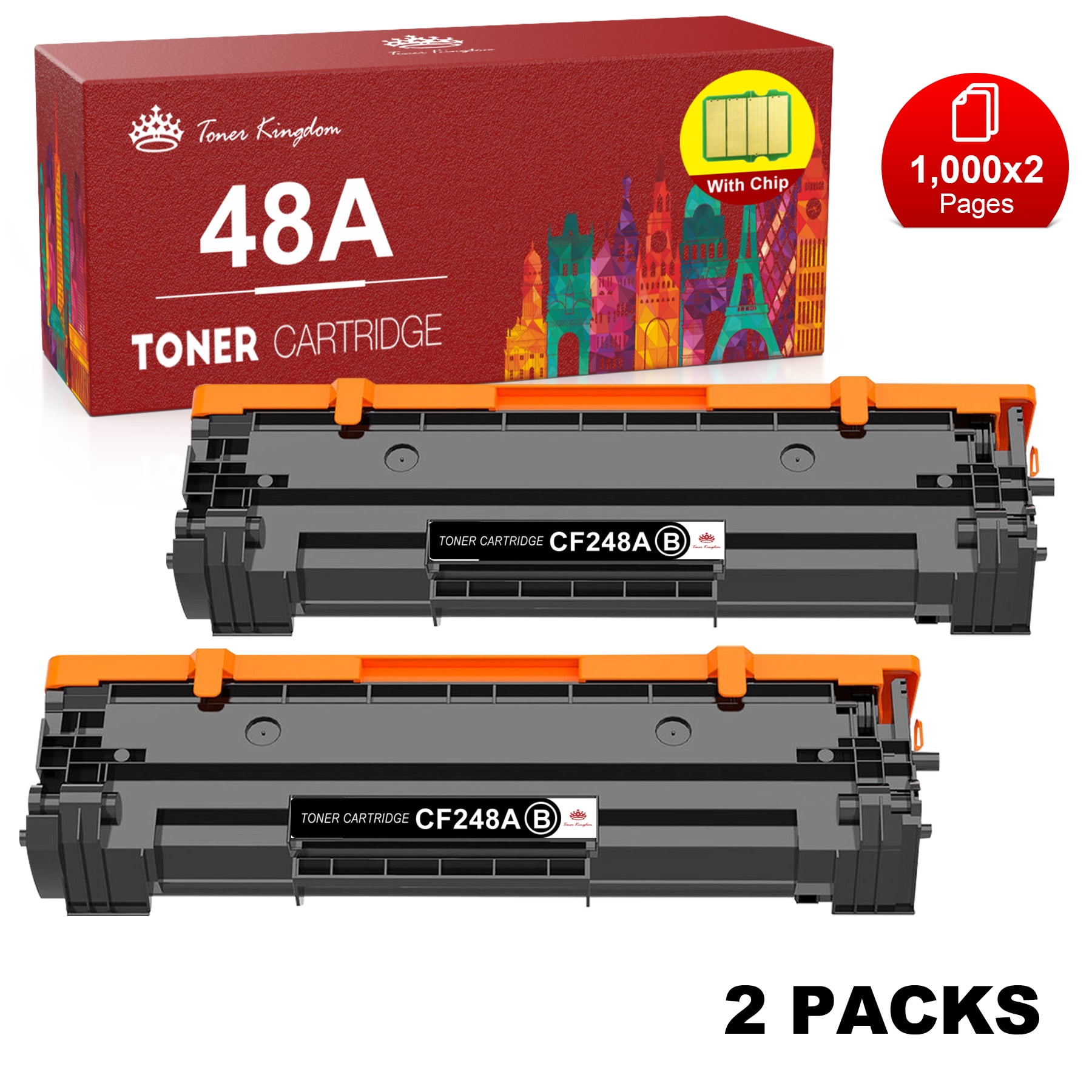HP 48A Compatible Laser Cartridge, CF248A for LaserJet Pro M15W, M29W ...
