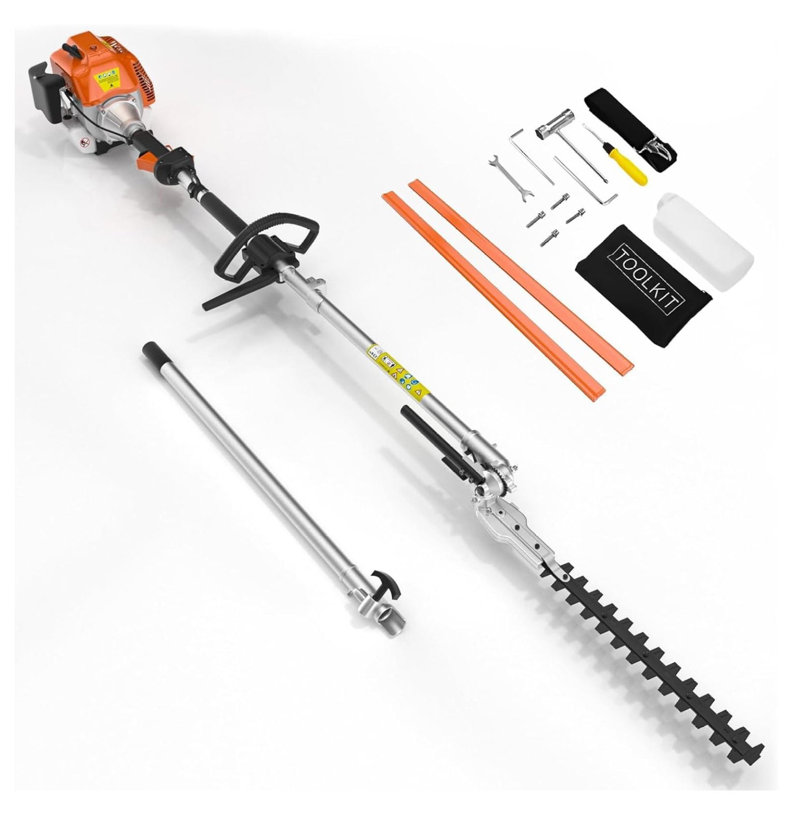 48CC Gas Powered Hedge Trimmer, Powerful String Trimmer, Brush Cutter ...