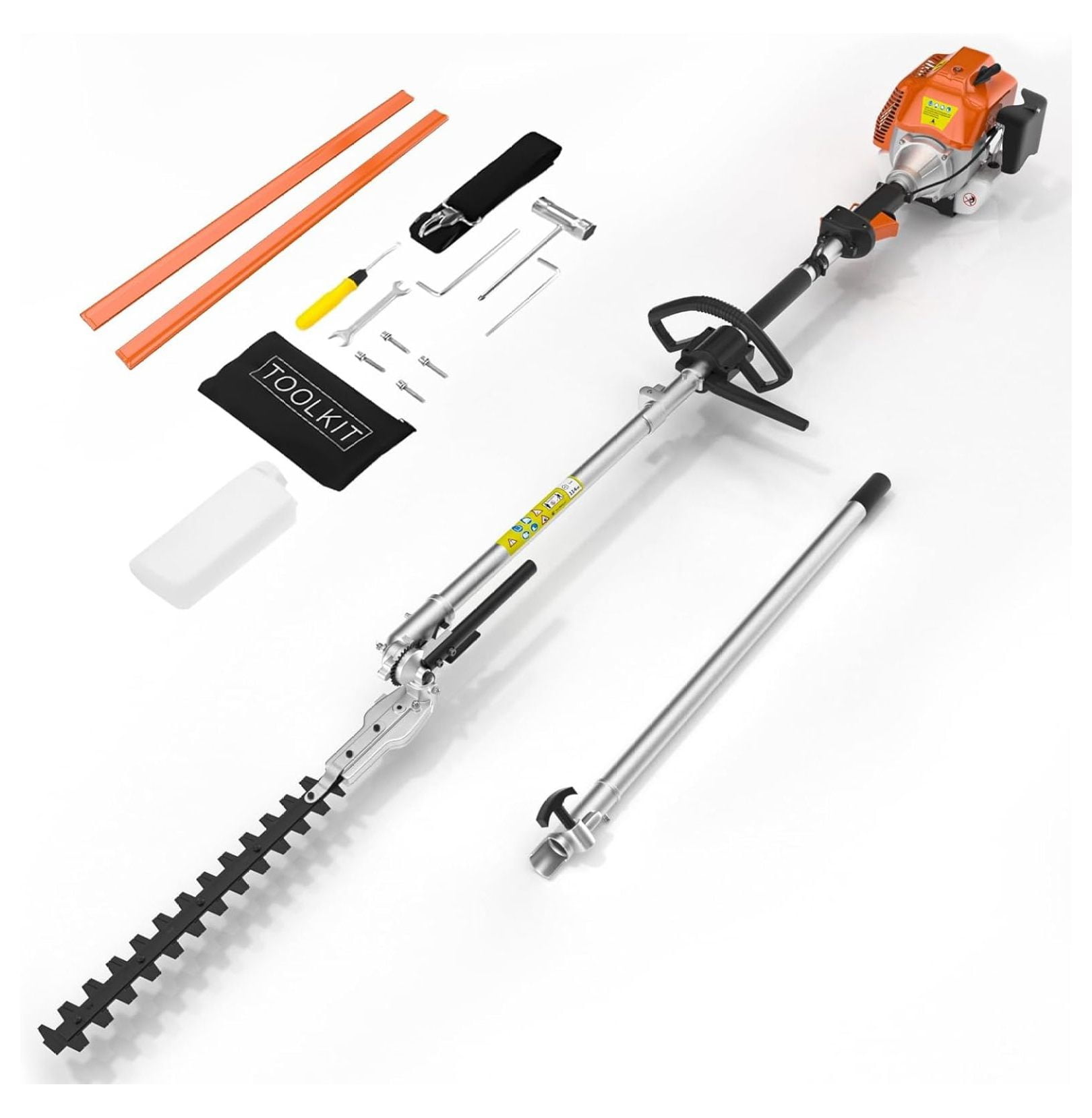 48CC Gas Powered Hedge Trimmer, Powerful String Trimmer, Brush Cutter ...