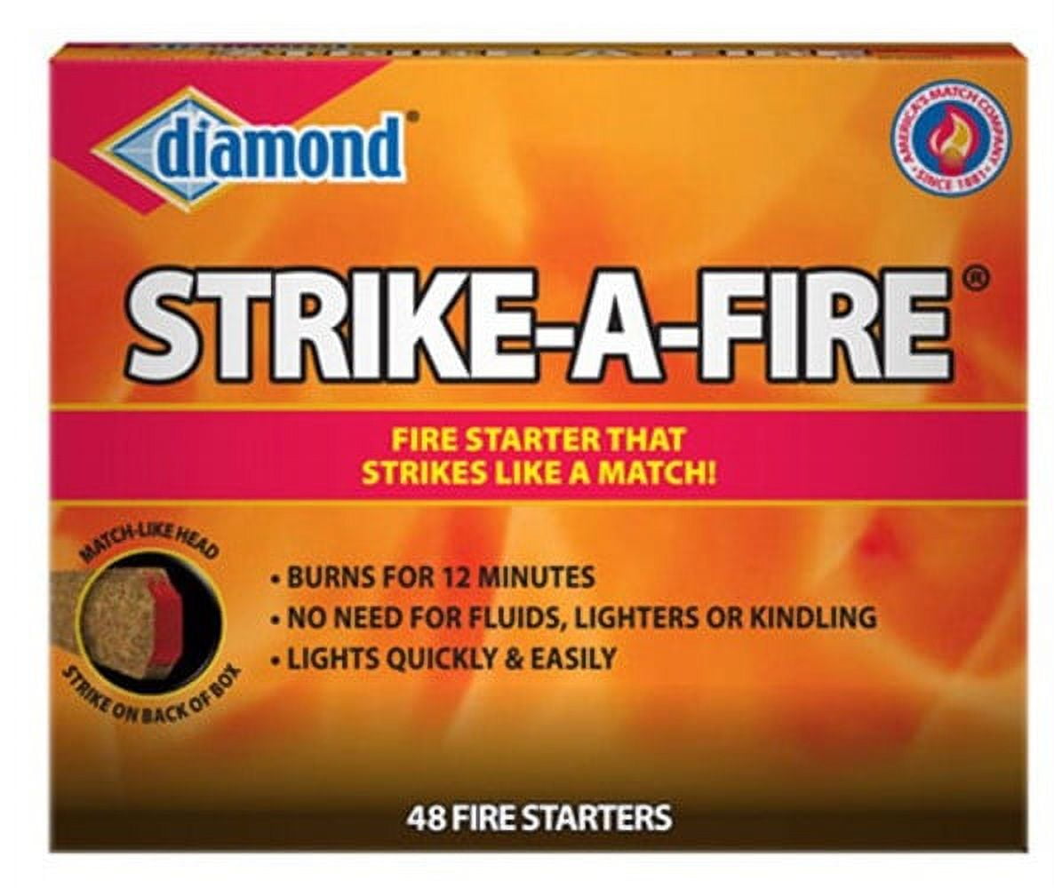48CT Strike Fire Stick, PartNo 48789-11025, by Jarden Home Brands, Pack ...