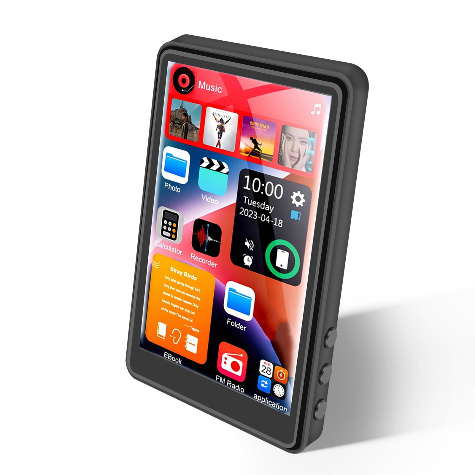 48GB Mp3 Player with Bluetooth, 4.0" Touch Screen Music Player with ...