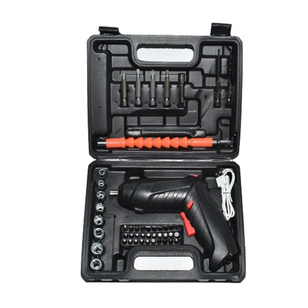 48IN1 Cordless Electric Screwdriver Rechargeable Drill Driver Power ...