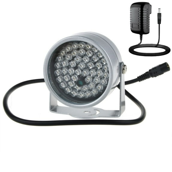 48LED & 12V Power IR Infrared Night Vision Light for Security CCTV ...