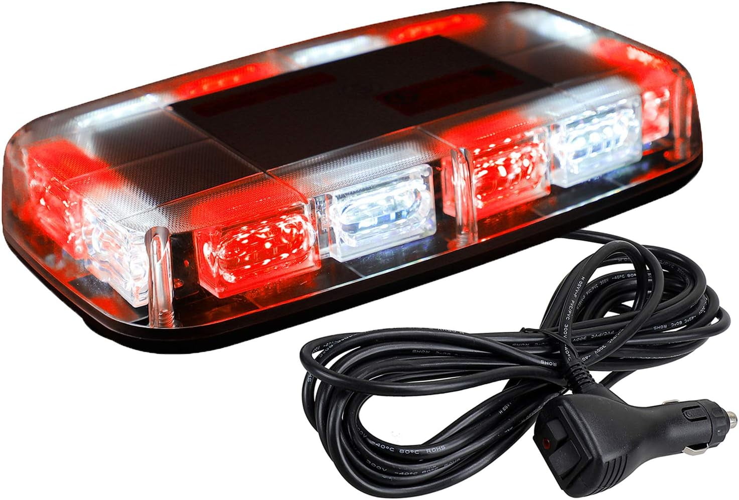 48LED Roof Top Strobe Lights: High Visibility Emergency Safety Warning ...