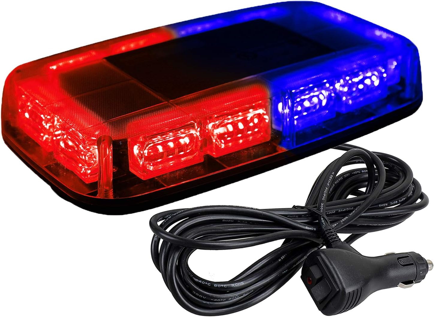 48LED Roof Top Strobe Lights, High Visibility Emergency Safety Warning ...