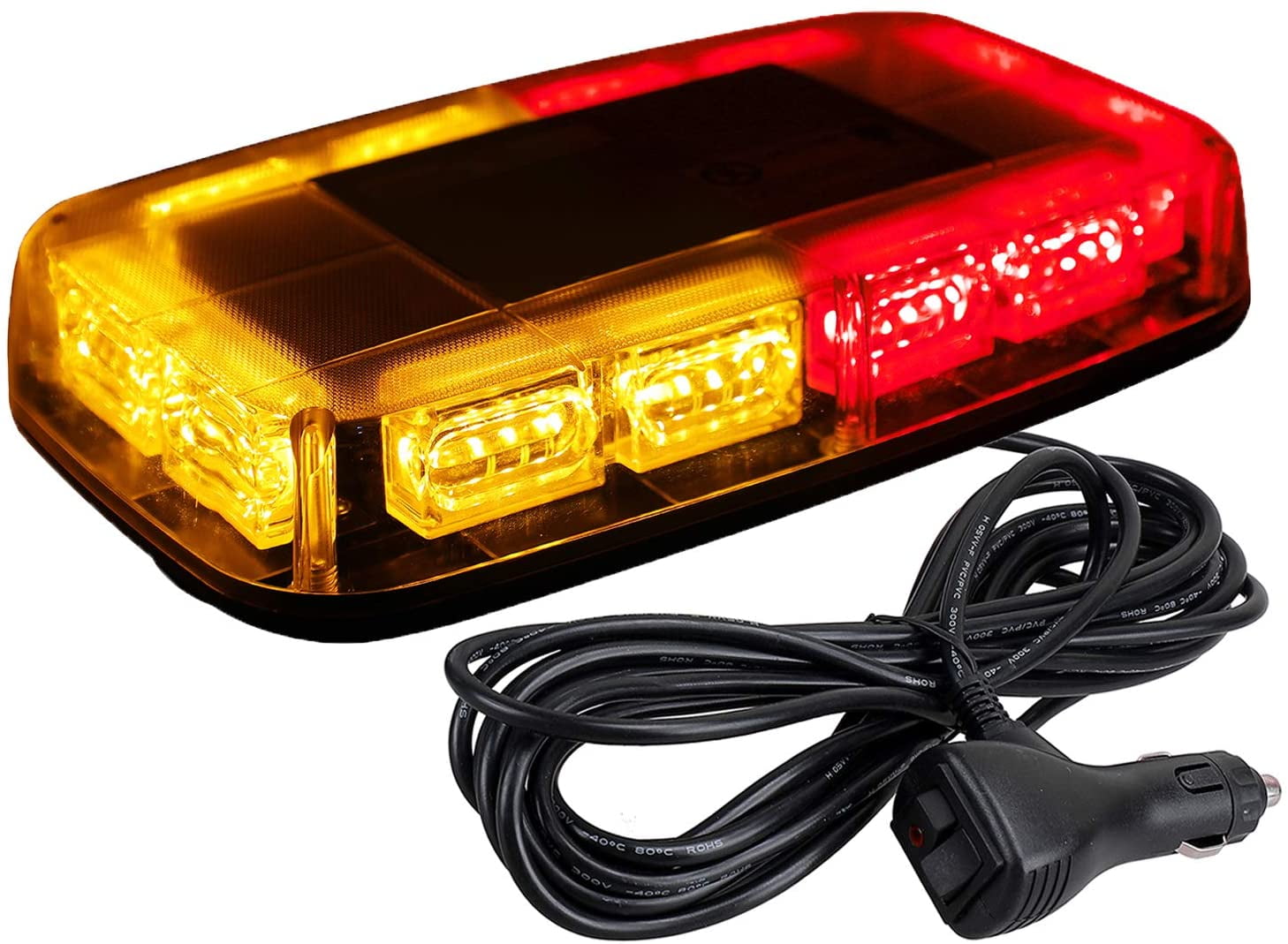 48LED Roof Top Strobe Lights, High Visibility Emergency Safety Warning ...