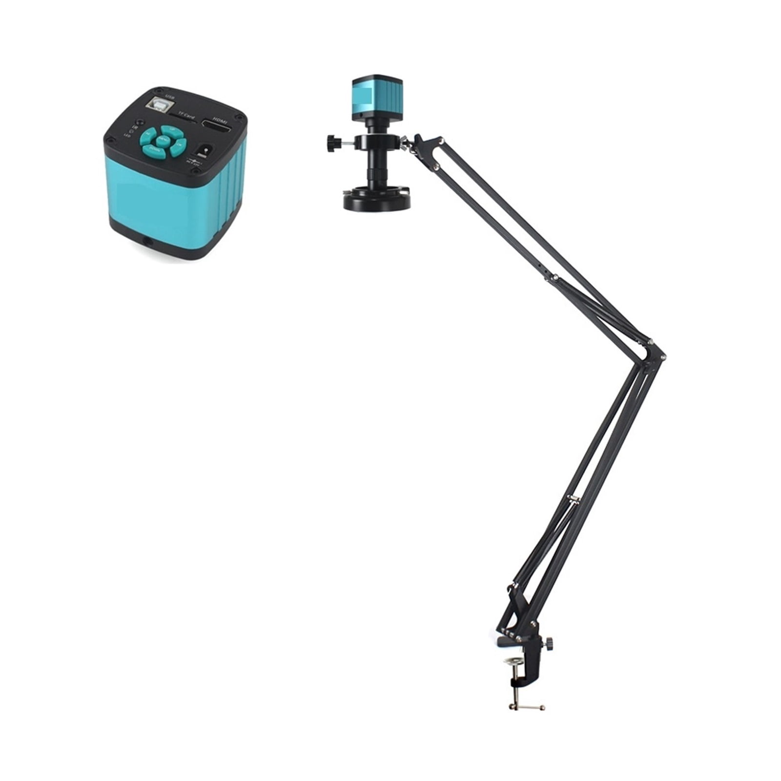 48MP 4K 1080P USB Industrial Video Microscope Camera 130X Zoom C Mount ...