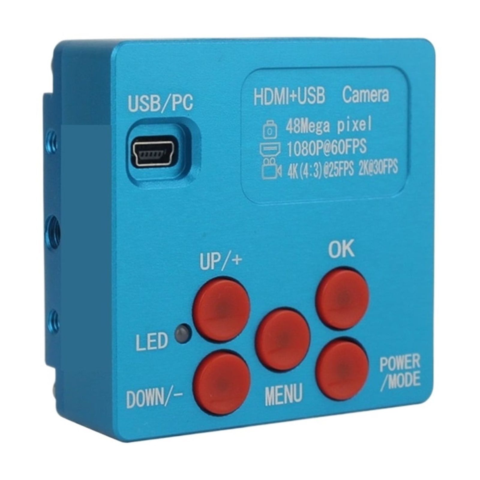 48MP 4K 1080P USB Industrial Video Microscope Camera 130X Zoom C Mount ...