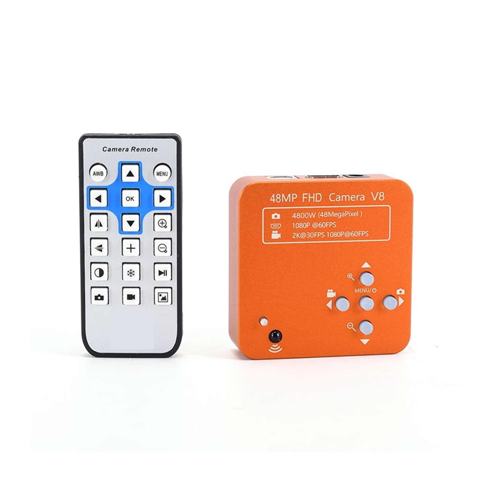 48MP Digital Microscope with 180X Objective Lens 60FPS FHD USB ...