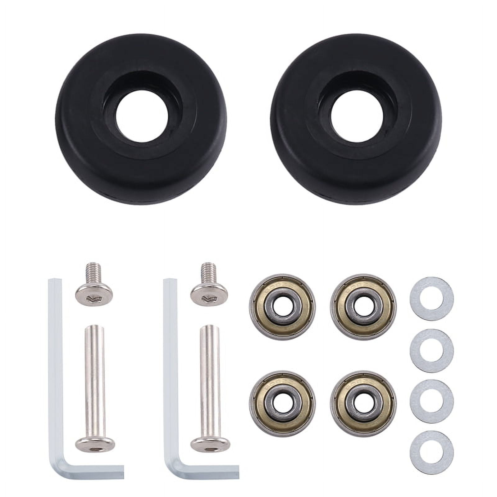 48Mm X18Mm 1 Pair Luggage Suitcase Replacement Wheels Axles Deluxe ...