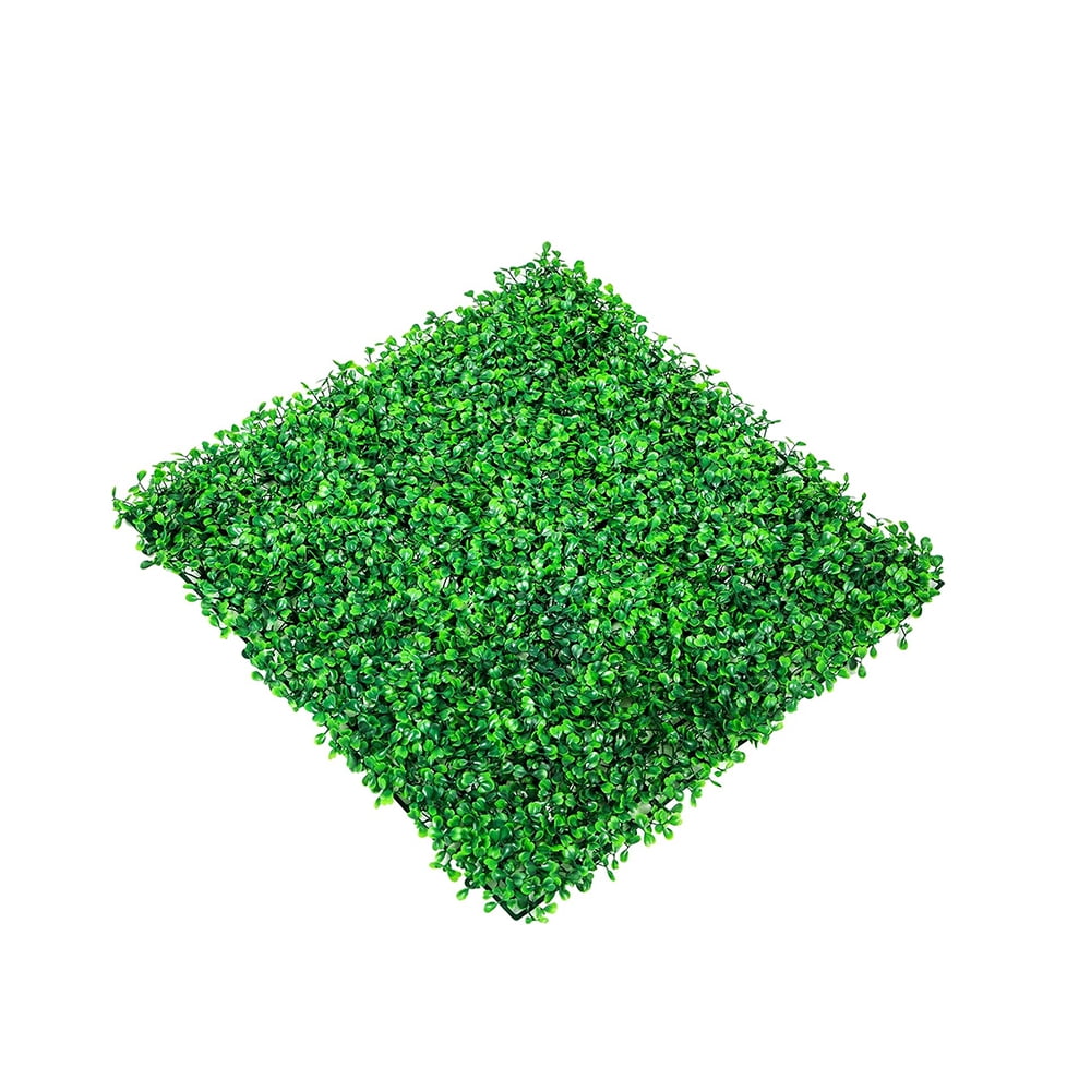 48PCS 10"x10" Artificial Panels, Boxwood Hedge Wall Panels, Artificial Grass Backdrop Wall 1.6 ...