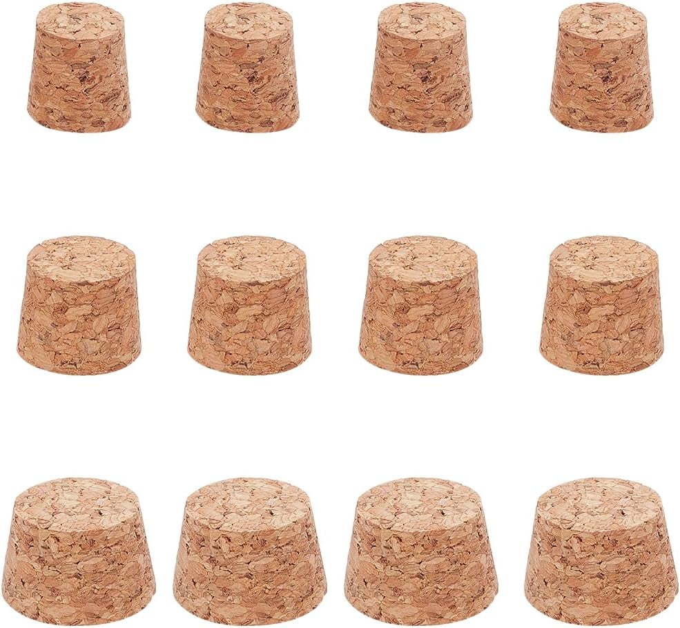 48PCS 3 Sizes Wooden Tapered Cork Plugs 0.7 to 1 Inch Diameter Cork ...