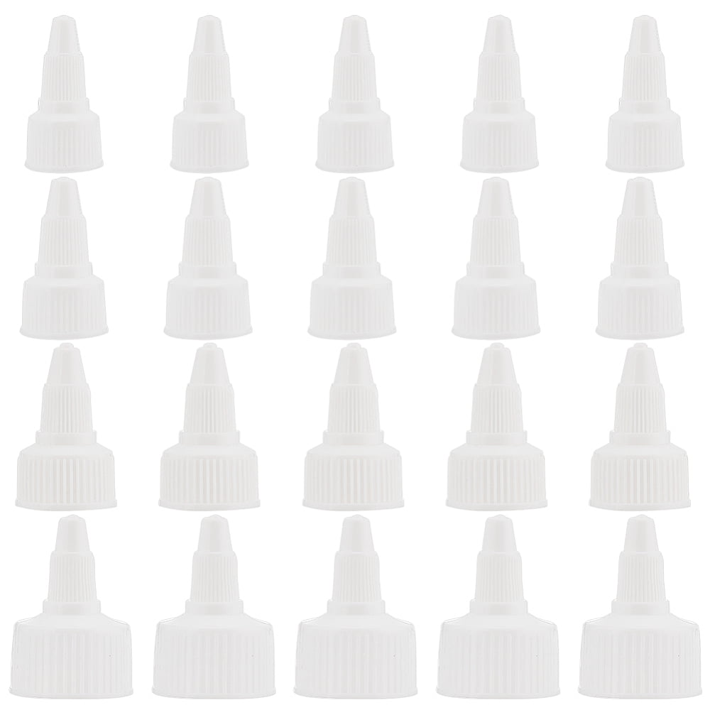48PCS 4 Style Plastic Twist Caps Replacement Bottle Caps for Squeeze ...