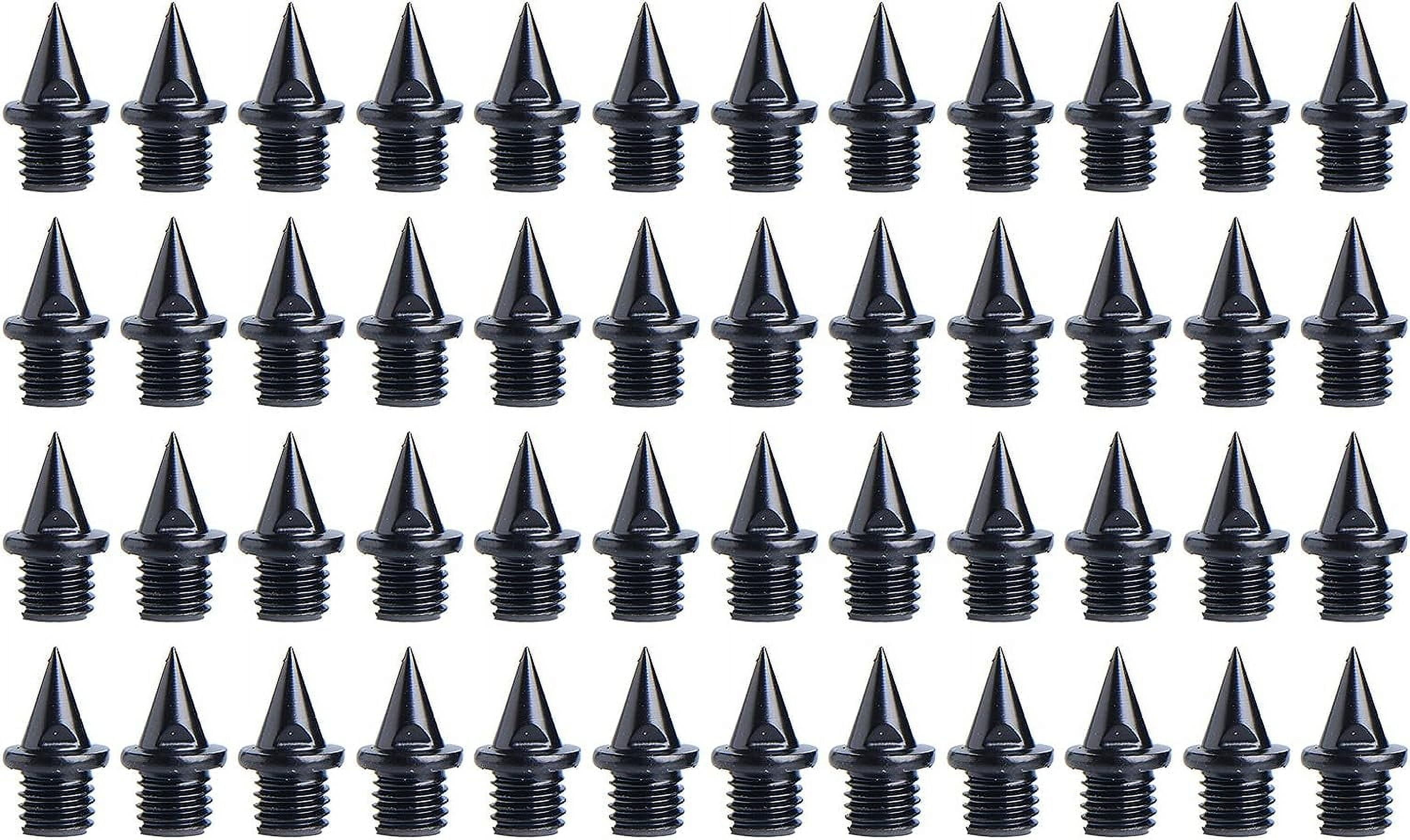 48PCS Carbon Steel Track Spikes 1/4 Inch Lighter Weight Spikes for ...