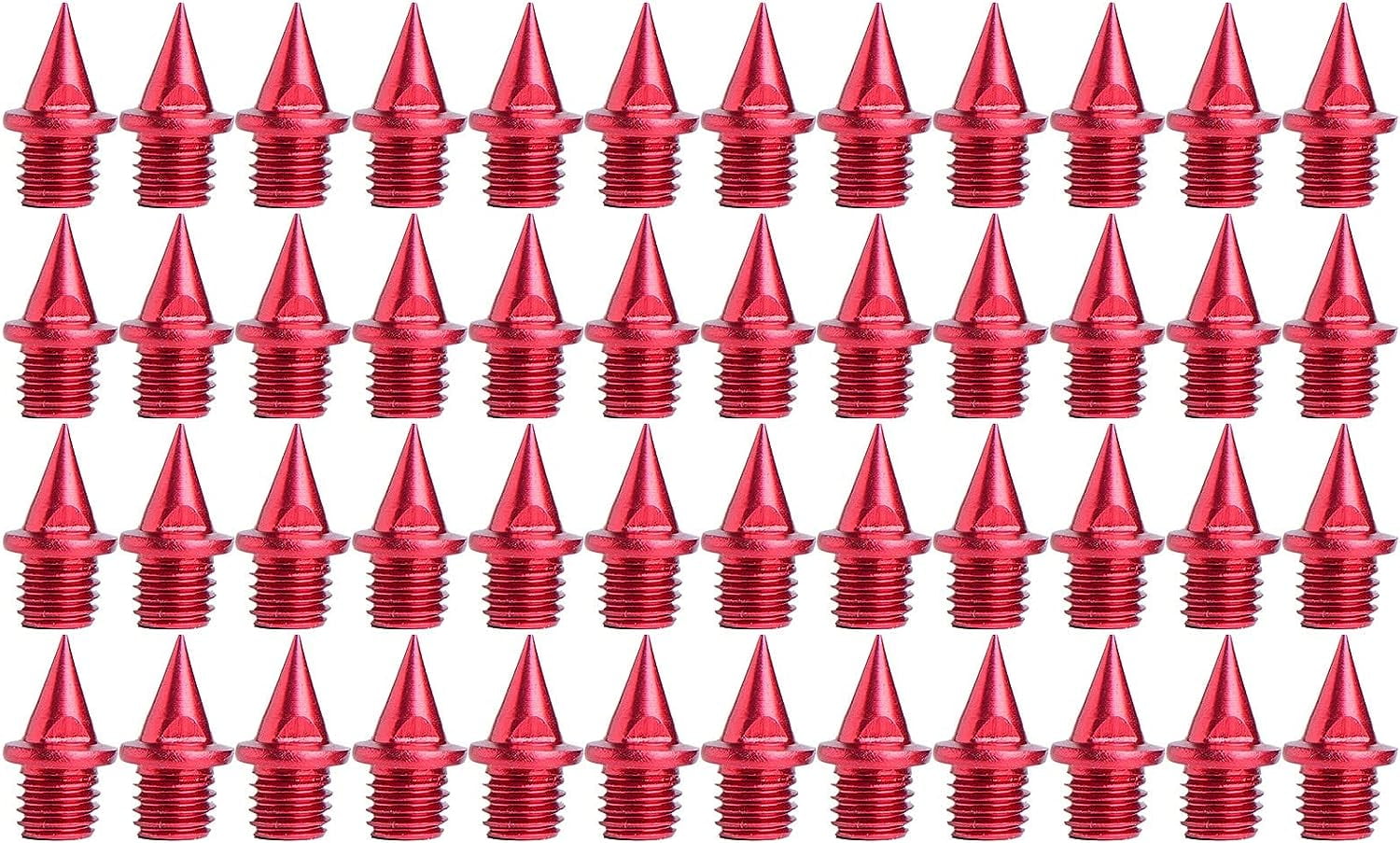 48PCS Carbon Steel Track Spikes 1/4 Inch Lighter Weight Spikes for ...