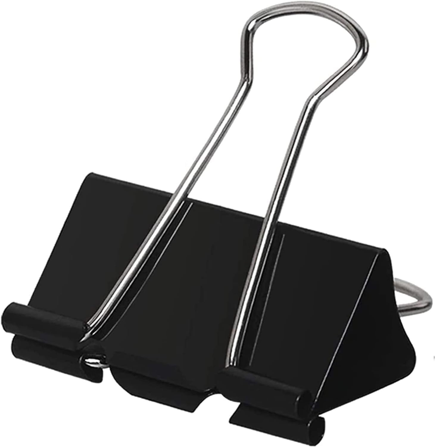 48PCS Large Bulldog Clips - 2 Inch Binder Paper Clips (Black) - Walmart.com