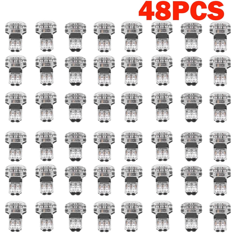 48PCS Low Voltage T Tap Wire Connectors 3 Way Wire Connector for 18 ...