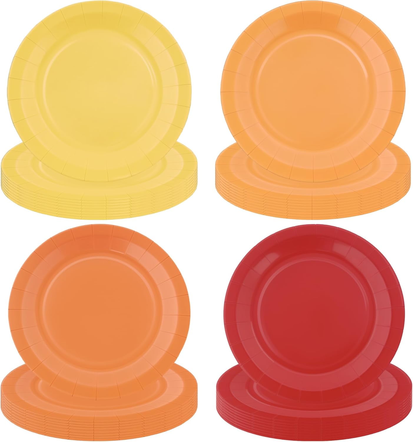 48PCS Sports Birthday Party Decorations 7" Sports Party Plates ...