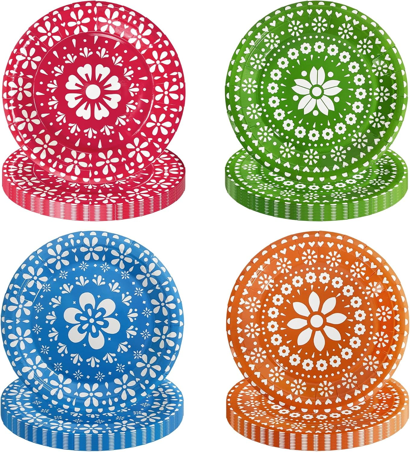 48PCS Sports Birthday Party Decorations 7" Sports Party Plates ...