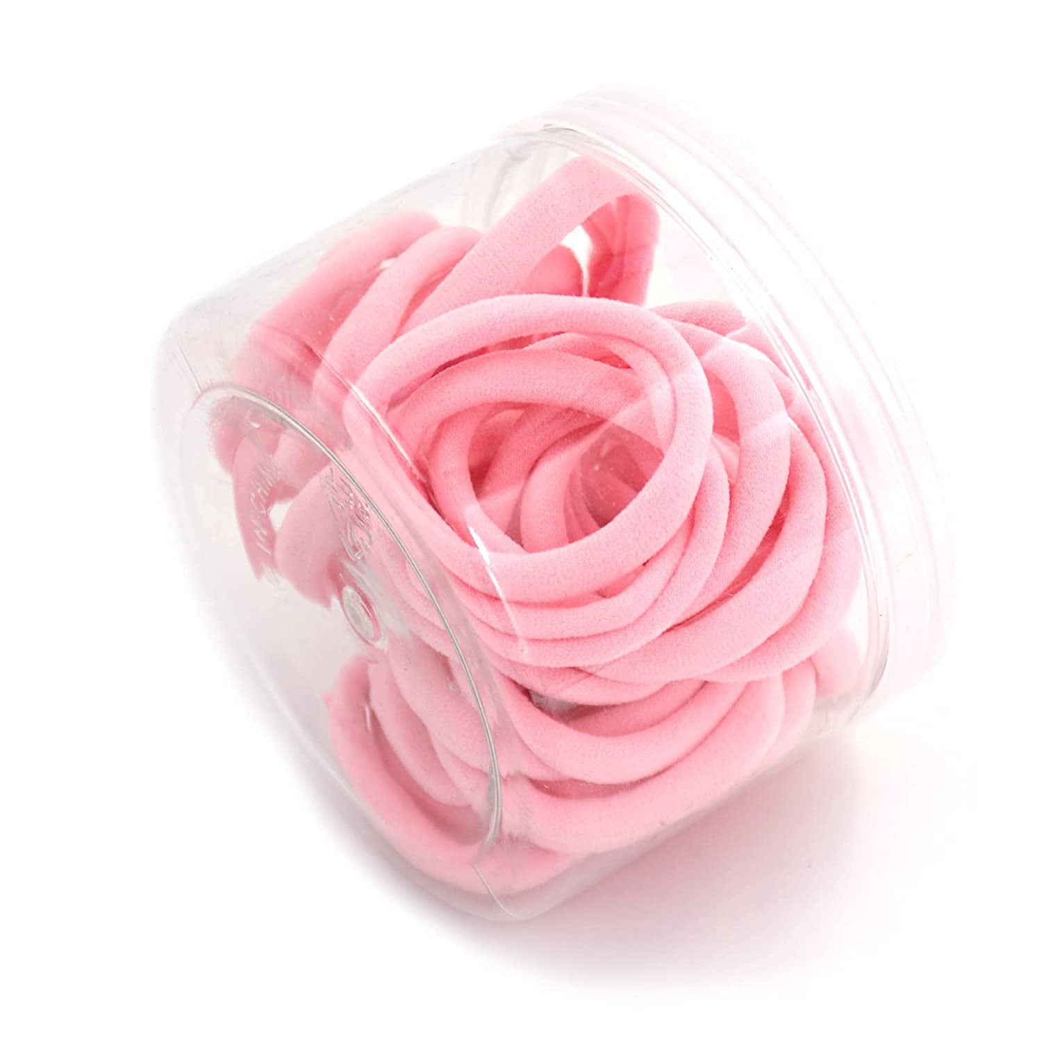 48PCSSakura Pink Color High Elastic hair ties Ponytail Holders for ...