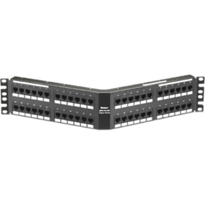 Panduit DPA486X88TGY Category-6A 48-Port Angled Punchdown Patch Panel ...