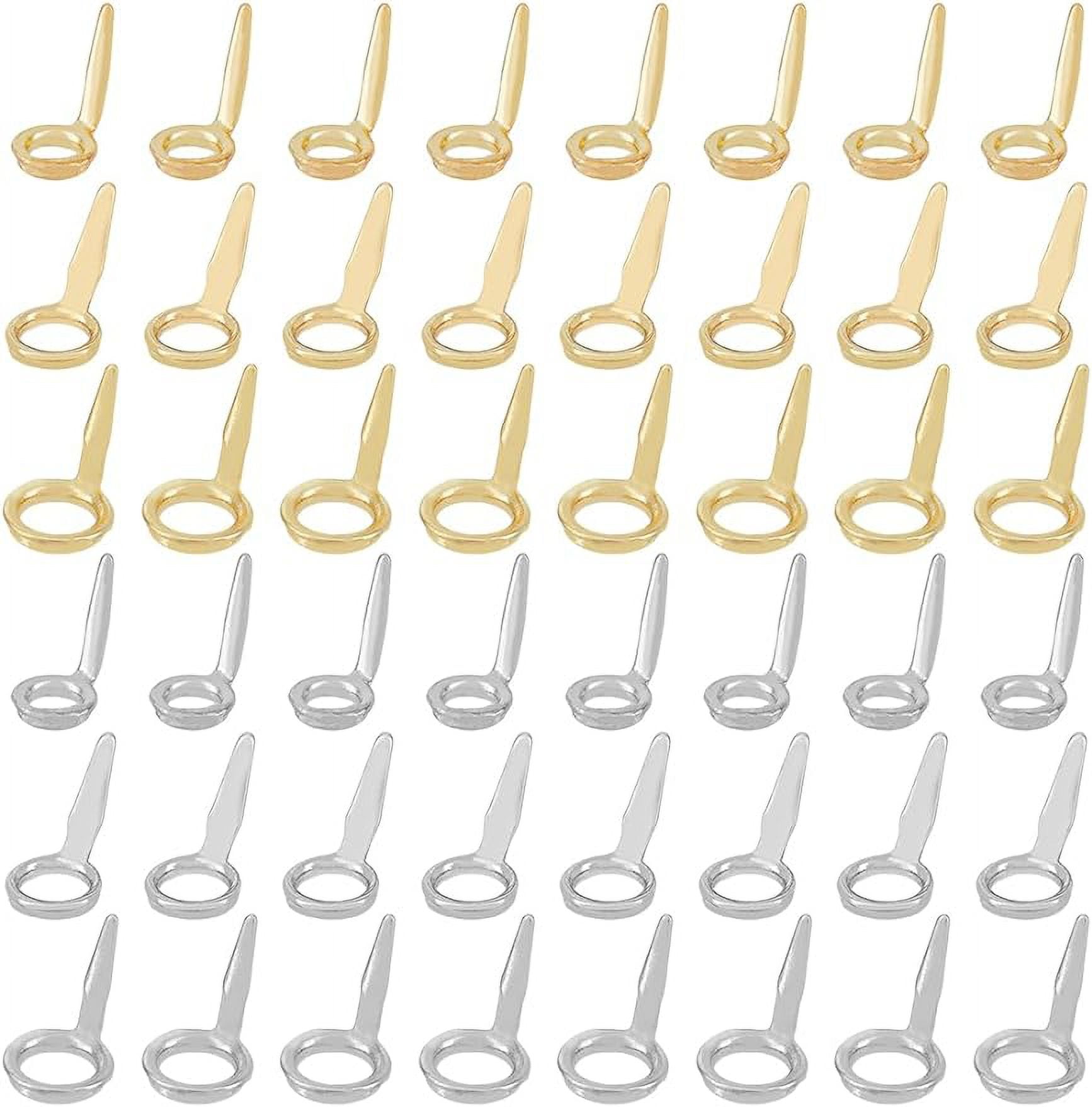 48Pcs 3 Sizes Fishing Rod Guide Kit Stainless Steel Fishing Rod Guides ...