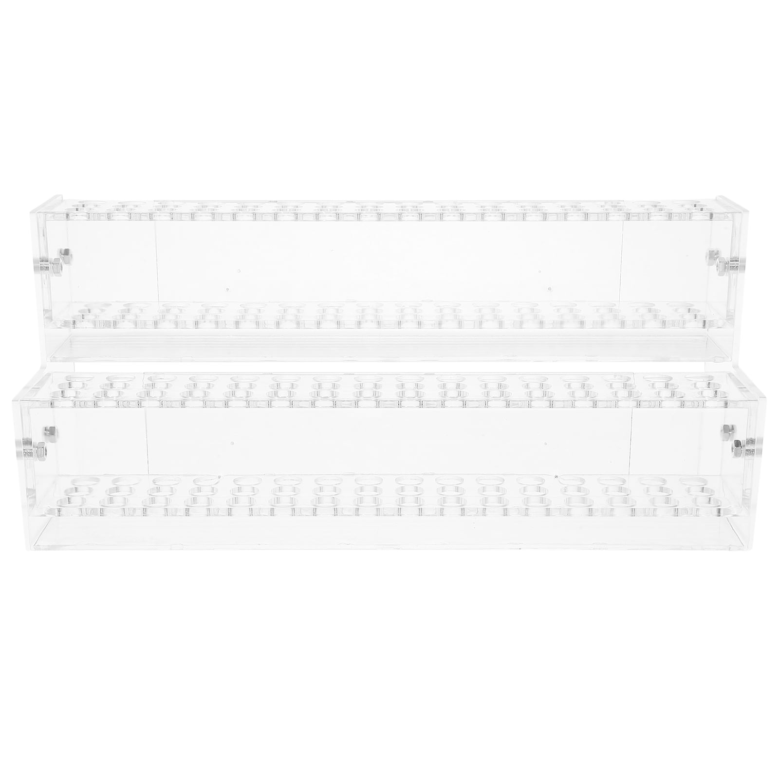 48Pcs Clear Acrylic Double Layer Pen Display Stand for Ballpoint Gel ...
