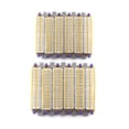 48Pcs Nylon Hook Loop Hair Rollers Set Hair Root Perm Rods Bars Curlers ...