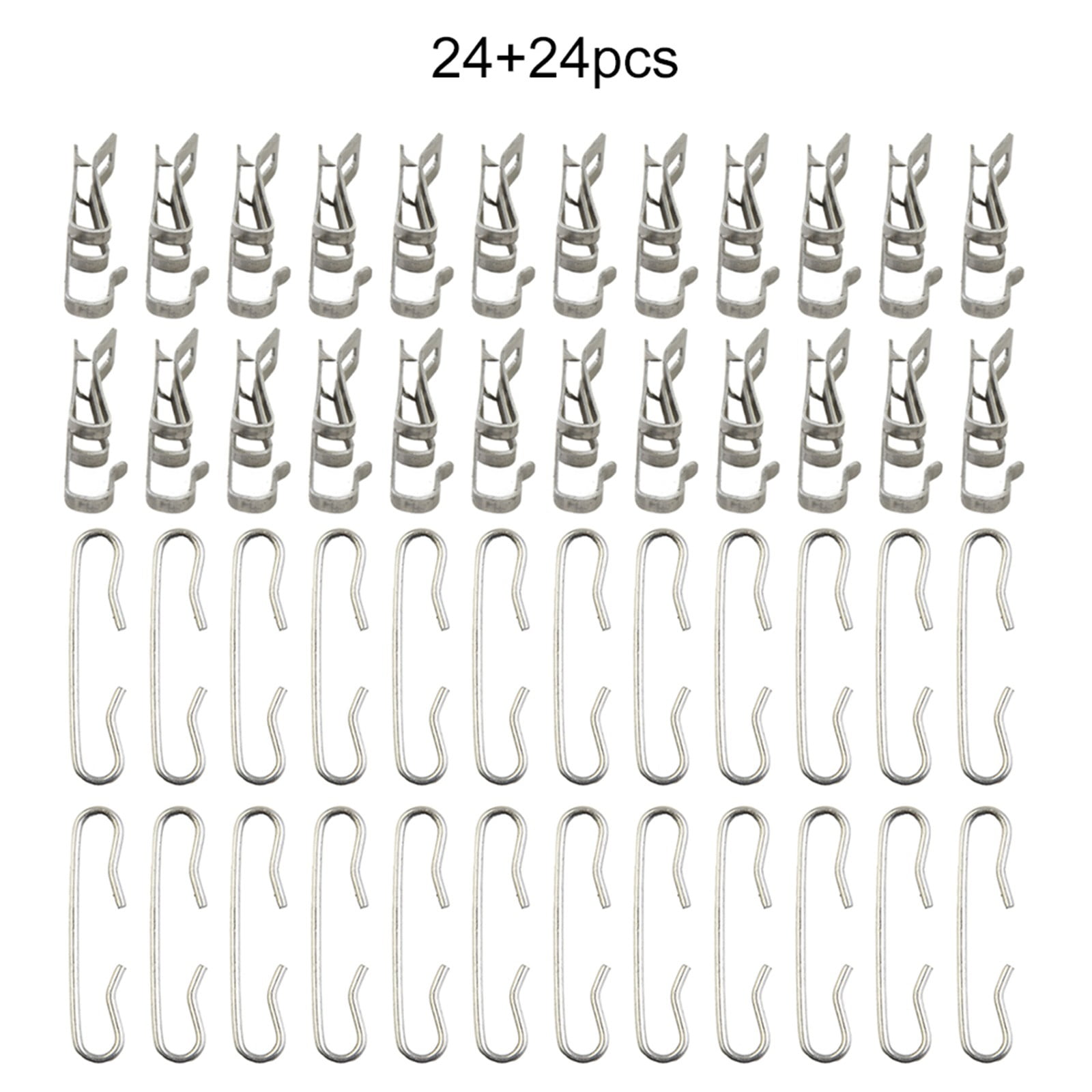 48Pcs Roof De-Icing Heating Cable Spacer And Clips Kit Aluminum Alloy ...