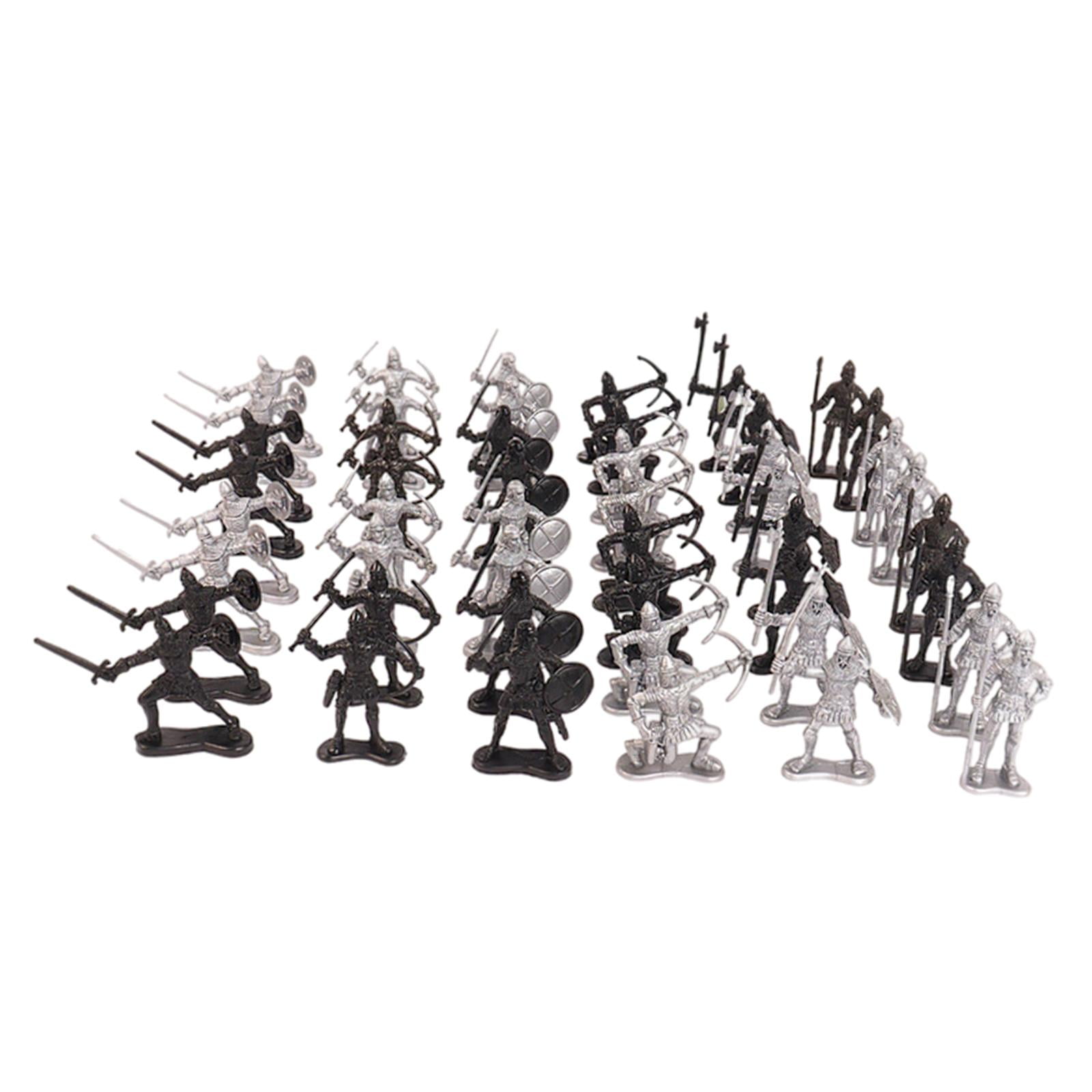 48Pcs/Set Miniature Model Soldier Figures Kids Boys Gifts - Walmart ...